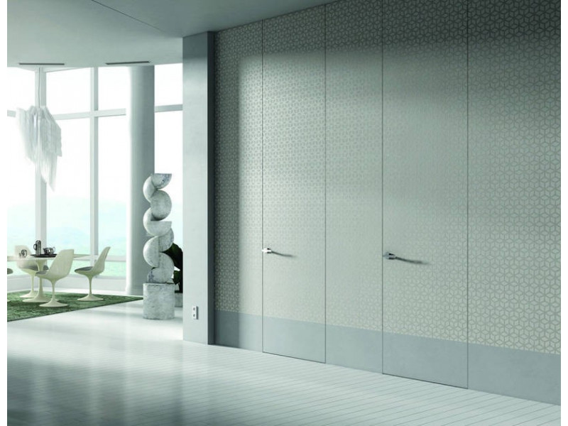 Porte battante invisible Essential Scrigno sans traverse.