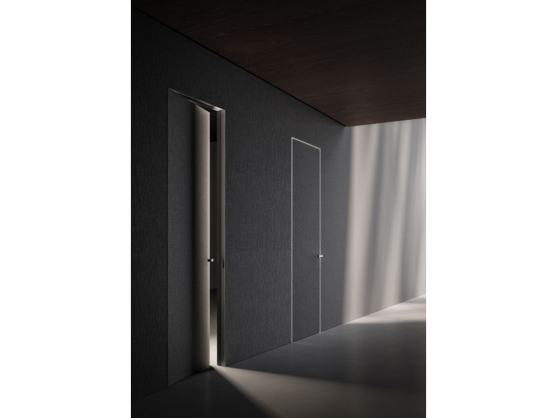 Porte battante invisible Essential Controluce avec LED