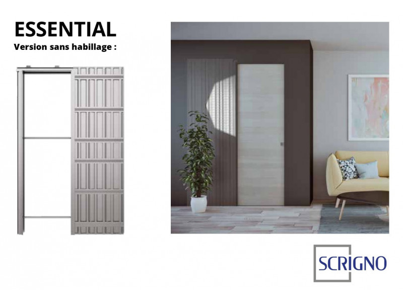 Bloc porte complet Essential vantail simple